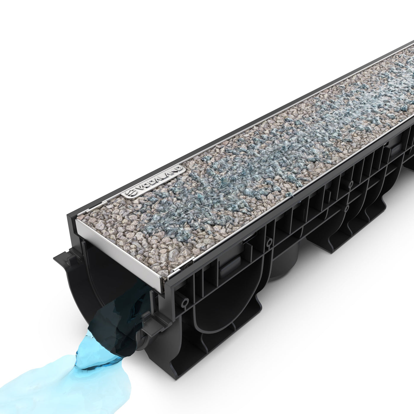 4" Gravel Pro Drainage System - ADA Compliant | Vodaland USA