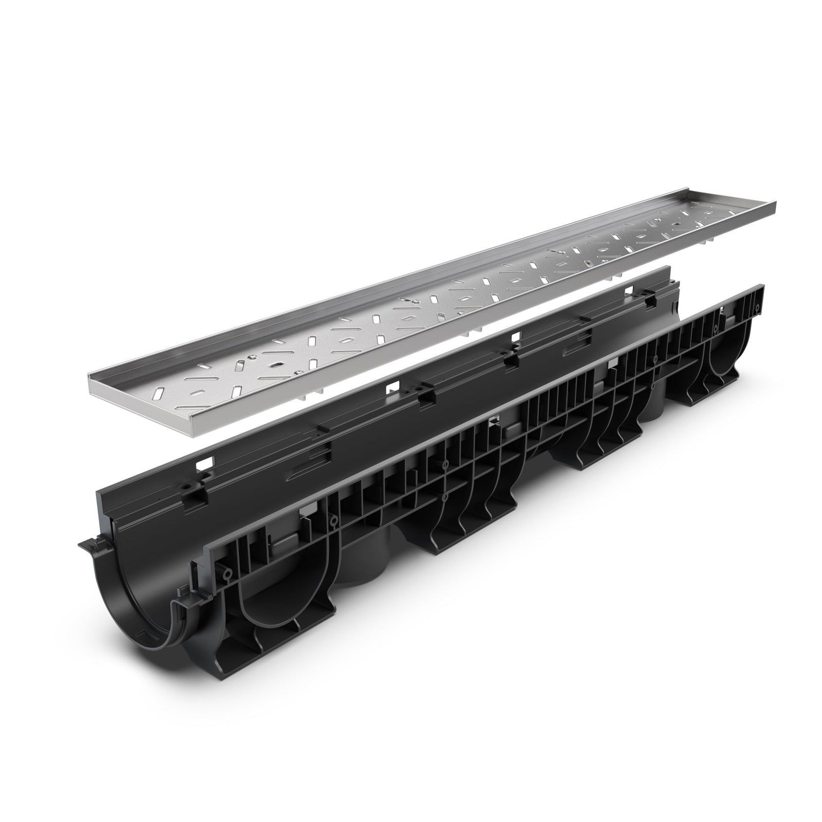 4″ Stainless Steel Edgeless Fillable Drain Package | Vodaland USA