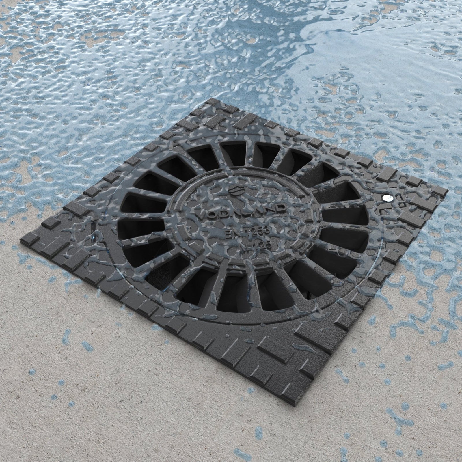 12x12 Cast Iron Floor Trap