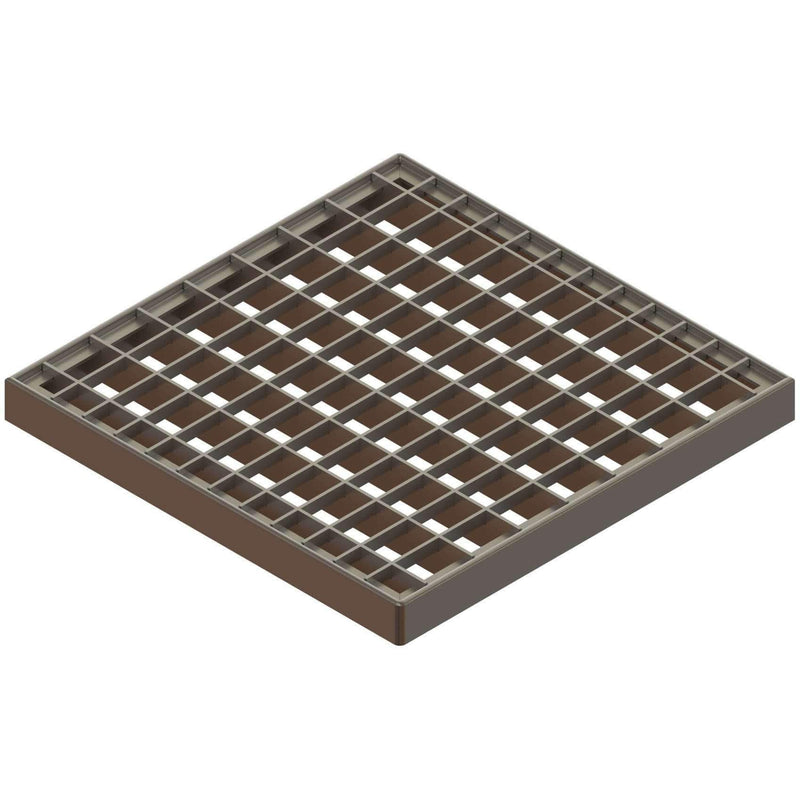 12x12 Galvanized Stamped Steel Grate