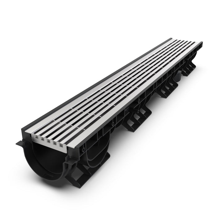4" Stainless Steel Channel Drain - ADA Compliant | Vodaland USA