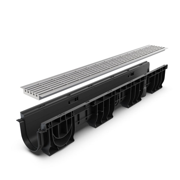 4" Stainless Steel Channel Drain - ADA Compliant | Vodaland USA