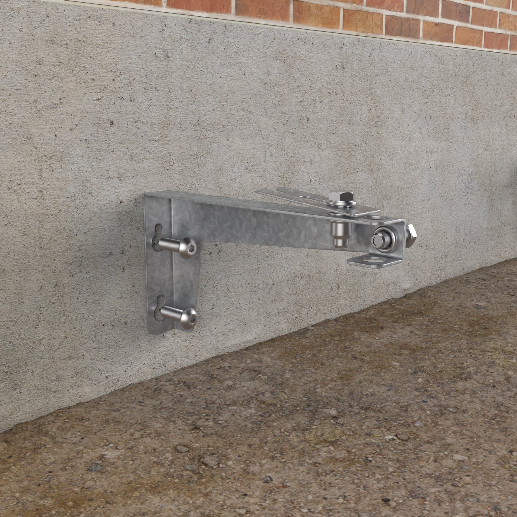 4" Channel Wall Slot Installation Mounting Bracket