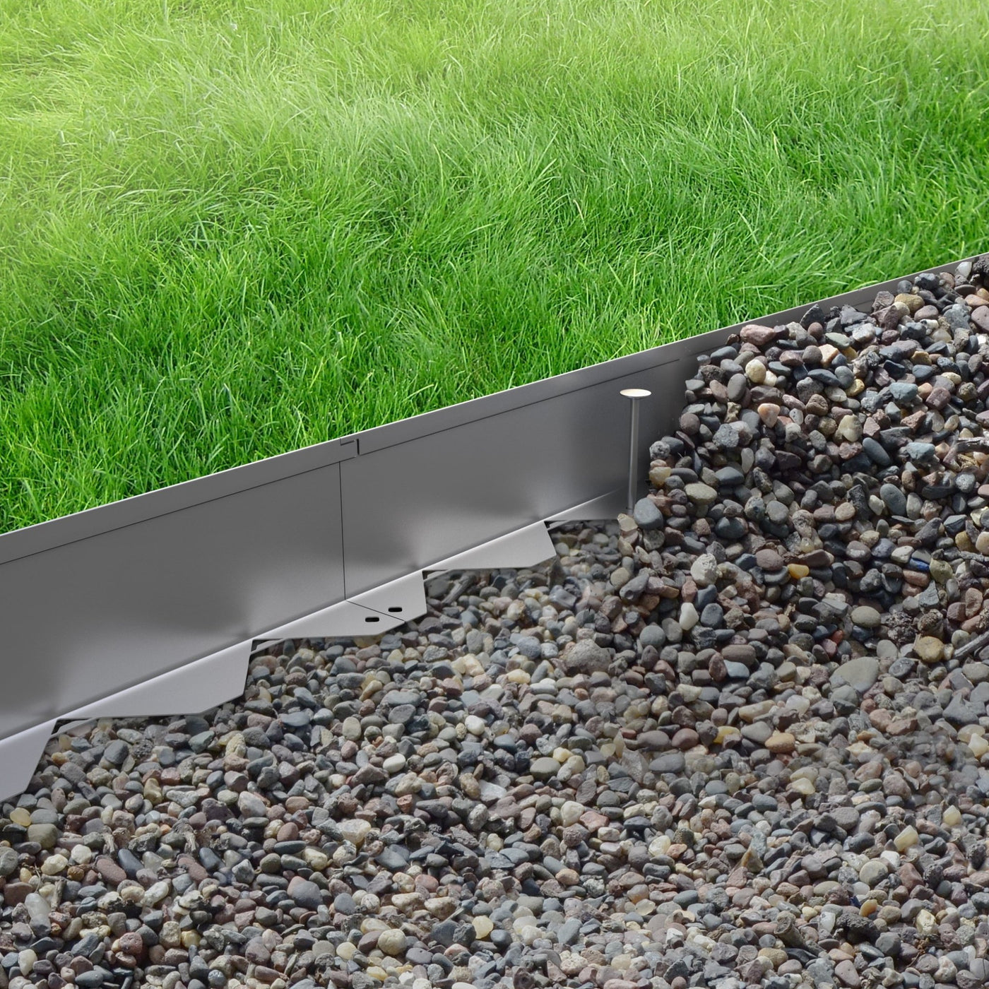 Galvanized Steel Edging System | Vodaland