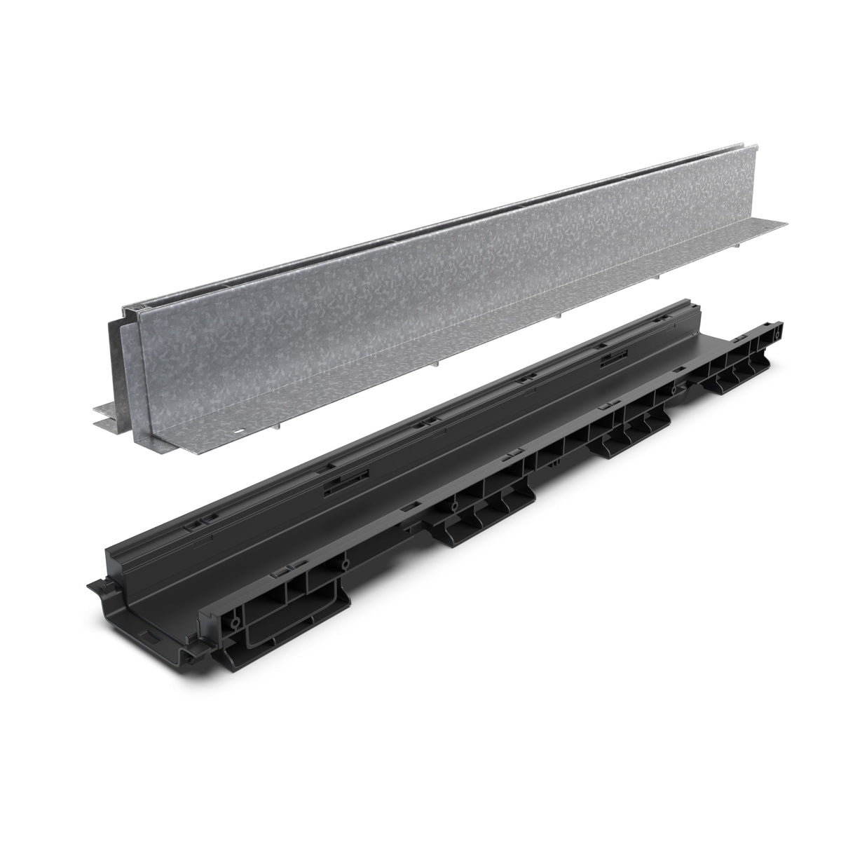 Galvanized Steel Slot Drain - Metal Drainage | Vodaland USA