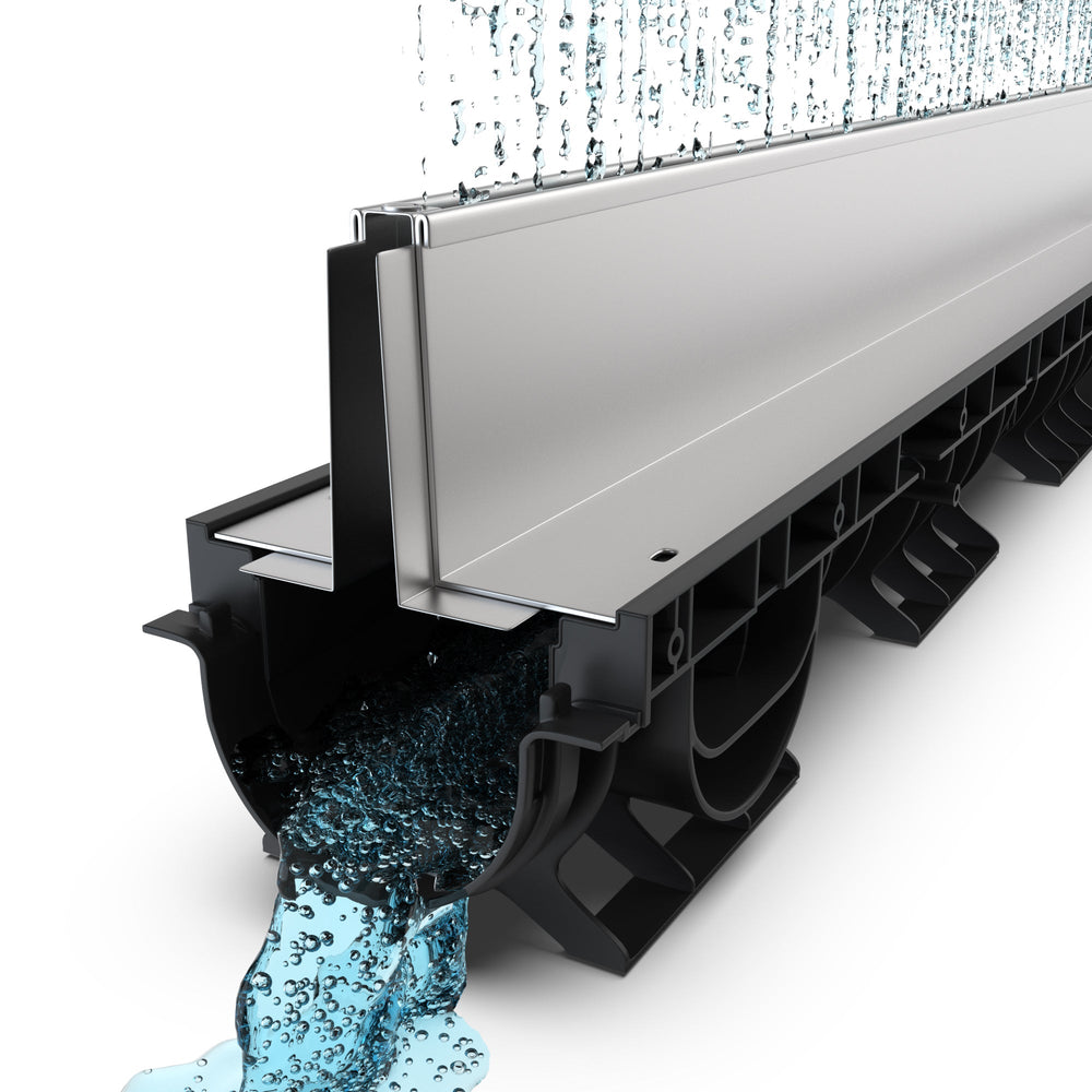 Galvanized Steel Slot Drain - Metal Drainage | Vodaland USA