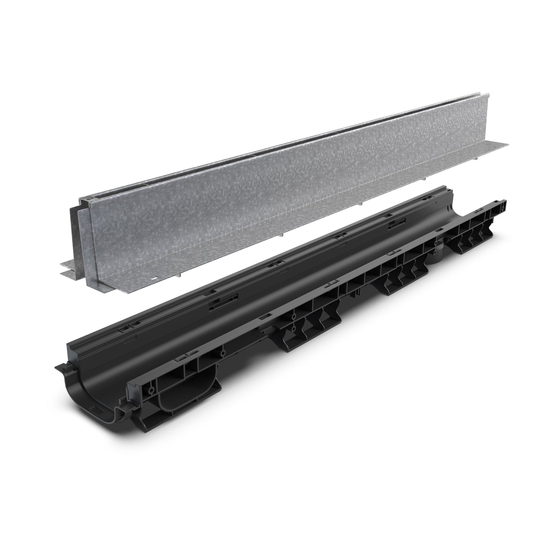 Galvanized Steel Slot Drain - Metal Drainage | Vodaland USA