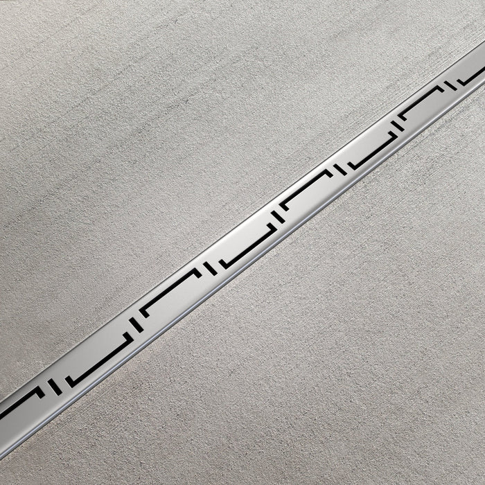 Stainless Steel Drain Cover - ADA, Heel-Proof Slotted Grate