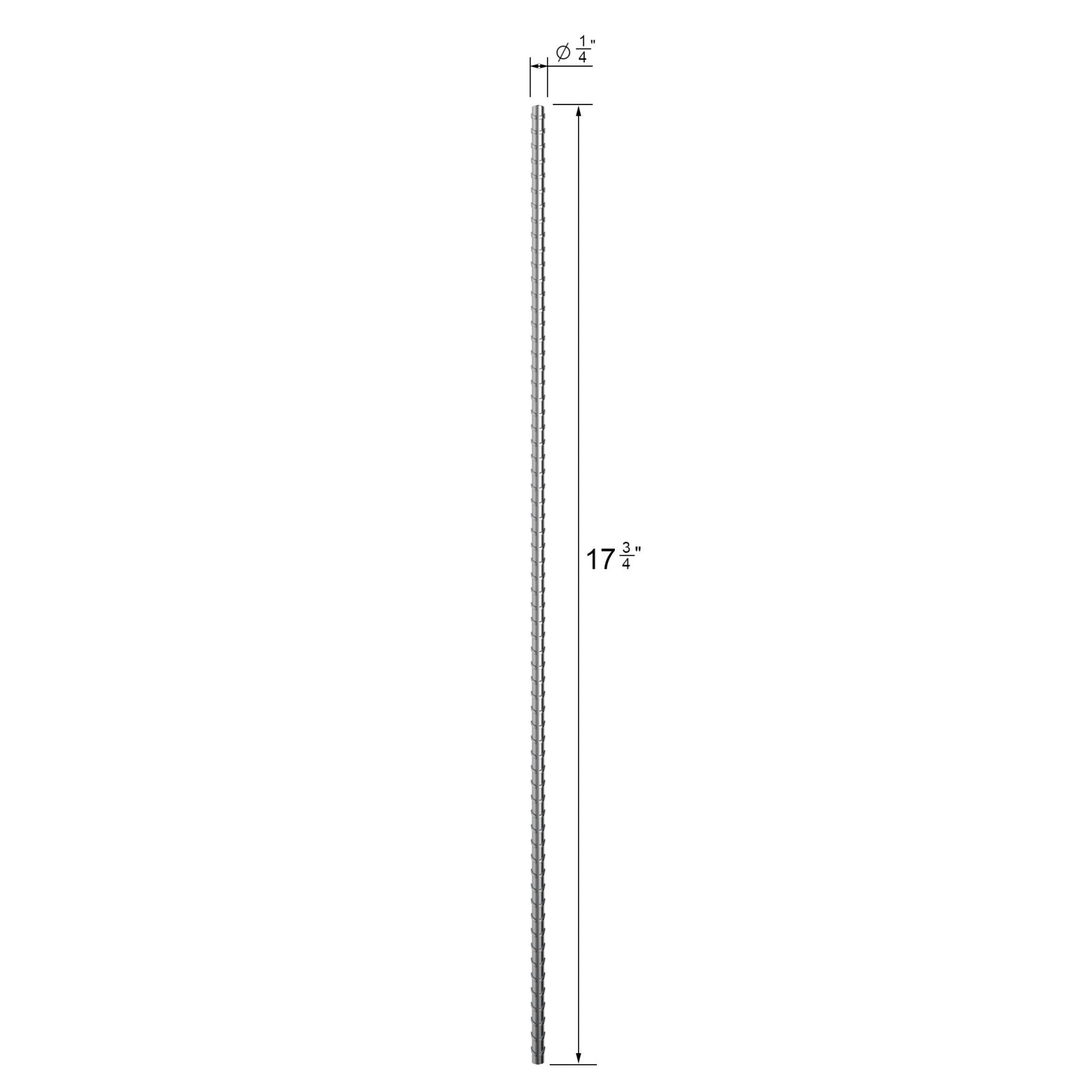 Rebar Rods Galvanized 18"